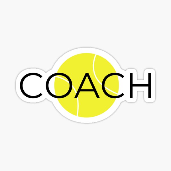 "Coach" Sticker for Sale by 7Kellin | Redbubble