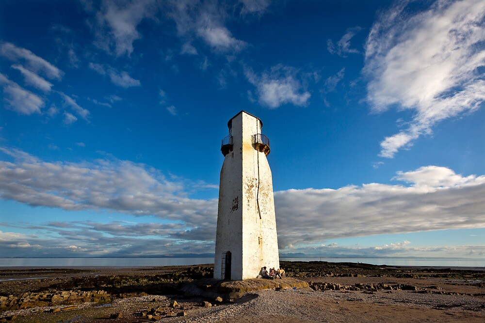 "Southerness Lighthouse, Scotland" by Jan Fialkowski | Redbubble