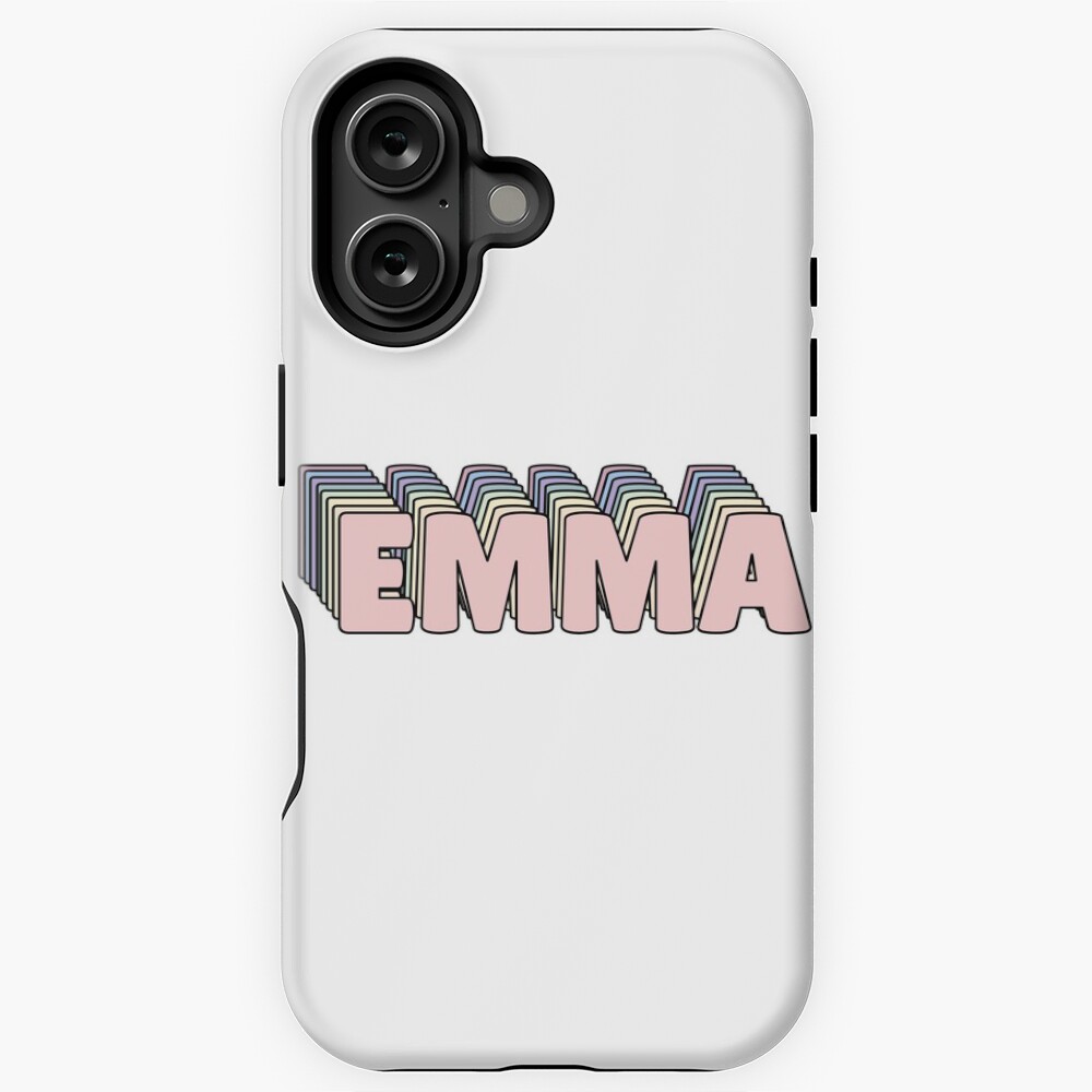 "Emma Name " Sticker for Sale by ashleymanheim | Redbubble