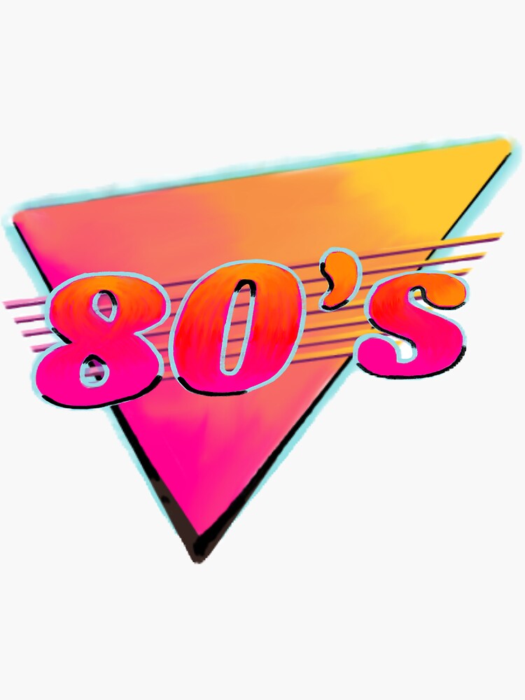 "80’s RETRO LOGO" Sticker by keirahathaway | Redbubble