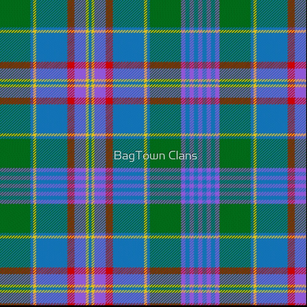 "Clan Ralston Tartan " by BagTown Clans | Redbubble