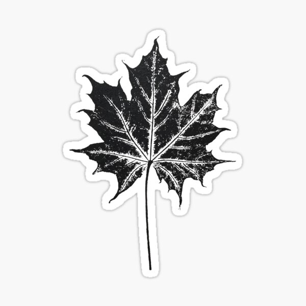 "Maple Leaf " Sticker for Sale by JJordanArt | Redbubble