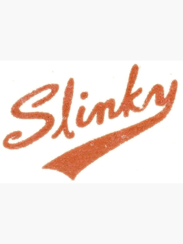 "Vintage Red Slinky logo" Art Print for Sale by drubdrub | Redbubble