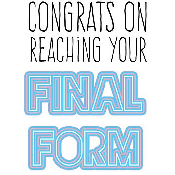 "Congrats on reaching your final form Top Surgery Trans" Greeting Card ...