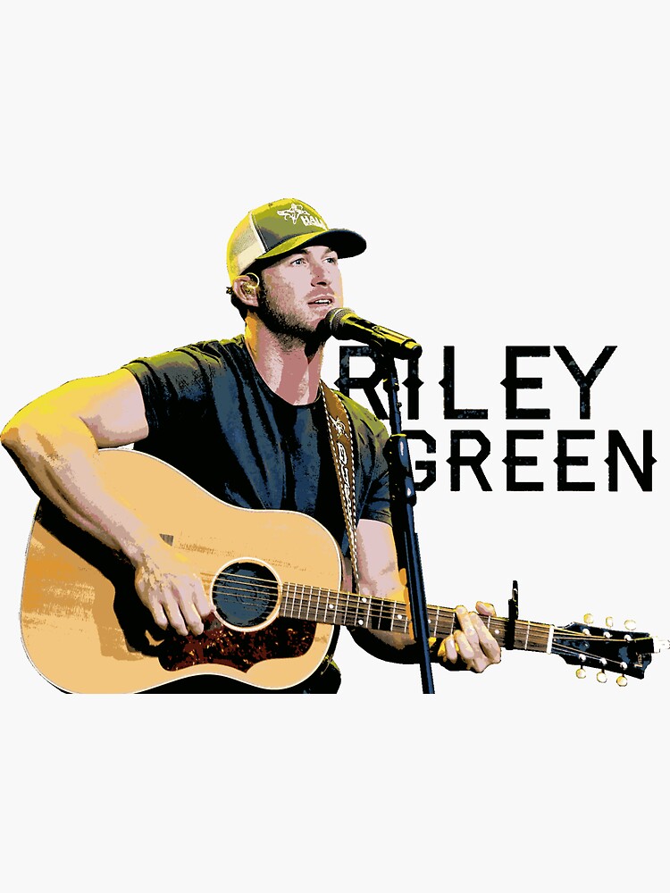 "Riley Green Live in Concert" Sticker for Sale by abbyking22 | Redbubble