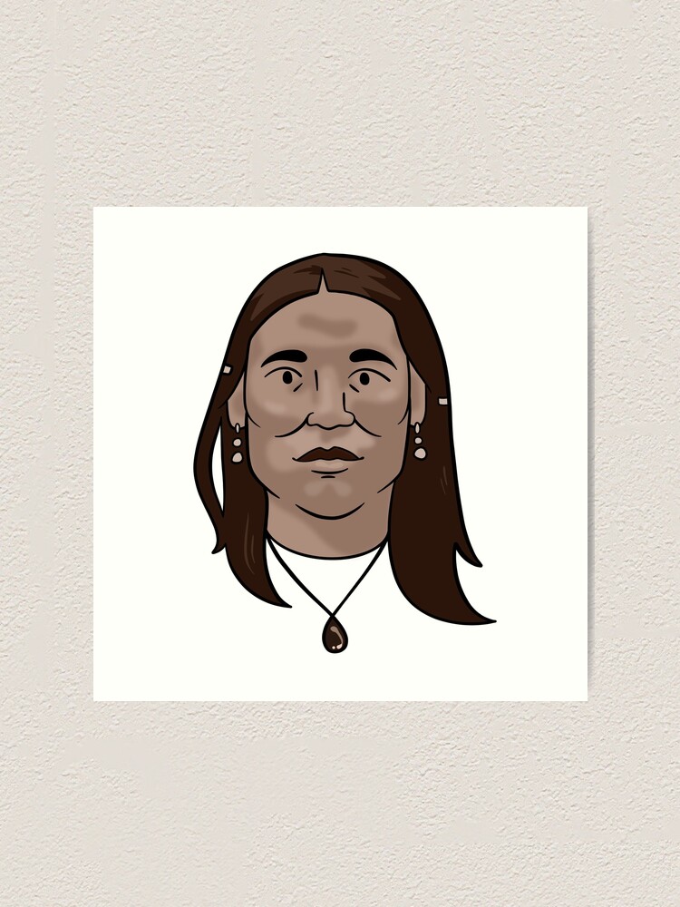 "Pride Month Portraits: Osh-Tisch" Art Print by QueerHistory | Redbubble