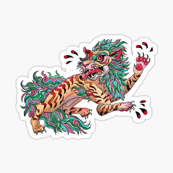 "Tigerstar" Sticker for Sale by Roobsdraws | Redbubble