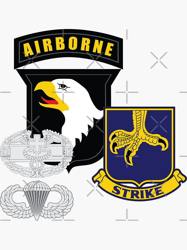 "101st Airborne 502nd PIR CIB Airborne" Sticker for Sale by jcmeyer ...