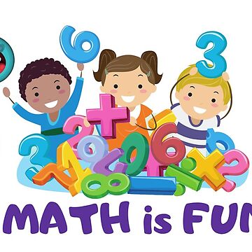 "Math is FUN" Sticker for Sale by gr8fulheart | Redbubble