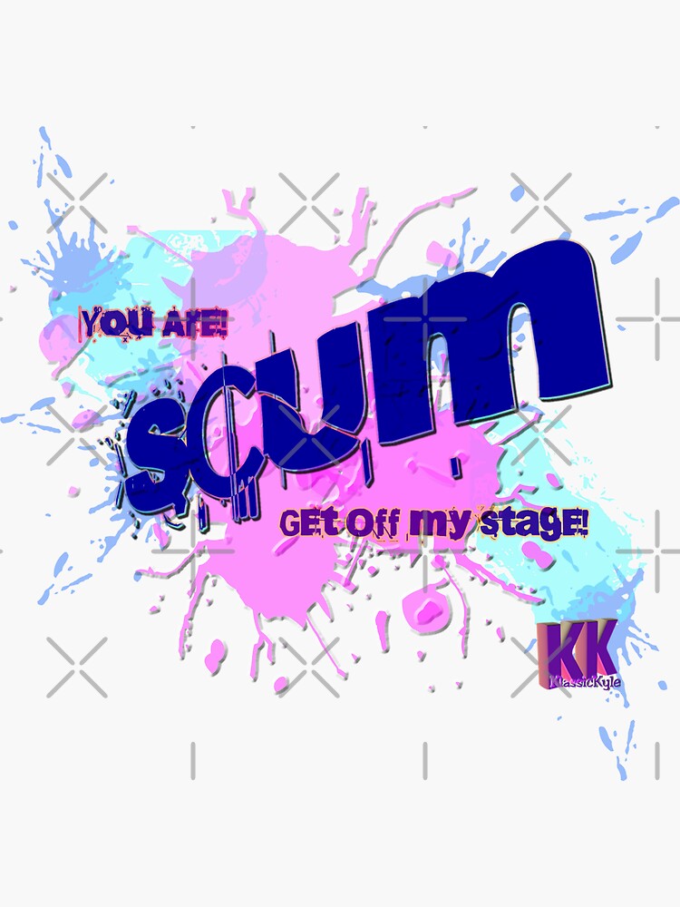 " SCUM" Sticker by DreddArt | Redbubble