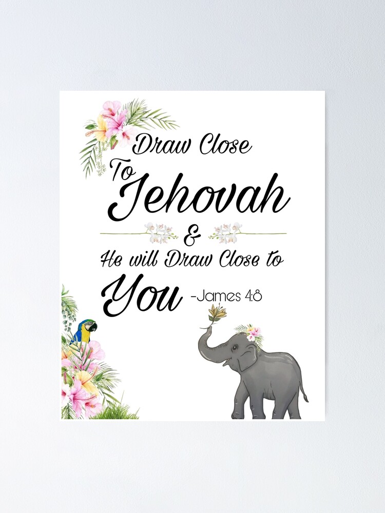 "Scripture JW " Poster for Sale by EbonysArtShop | Redbubble
