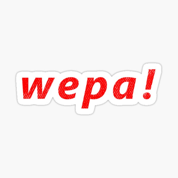 "wepa! Wepa, Boricua" Sticker by ilizindotcom | Redbubble