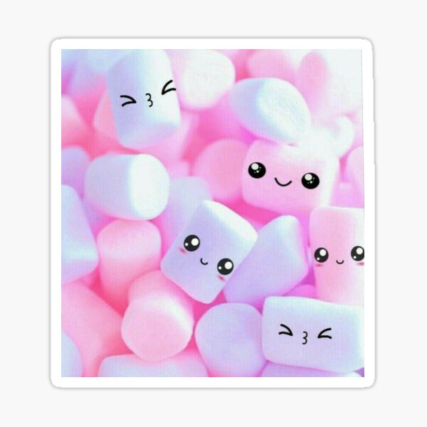 "marshmallow " Sticker by Neelam27 | Redbubble
