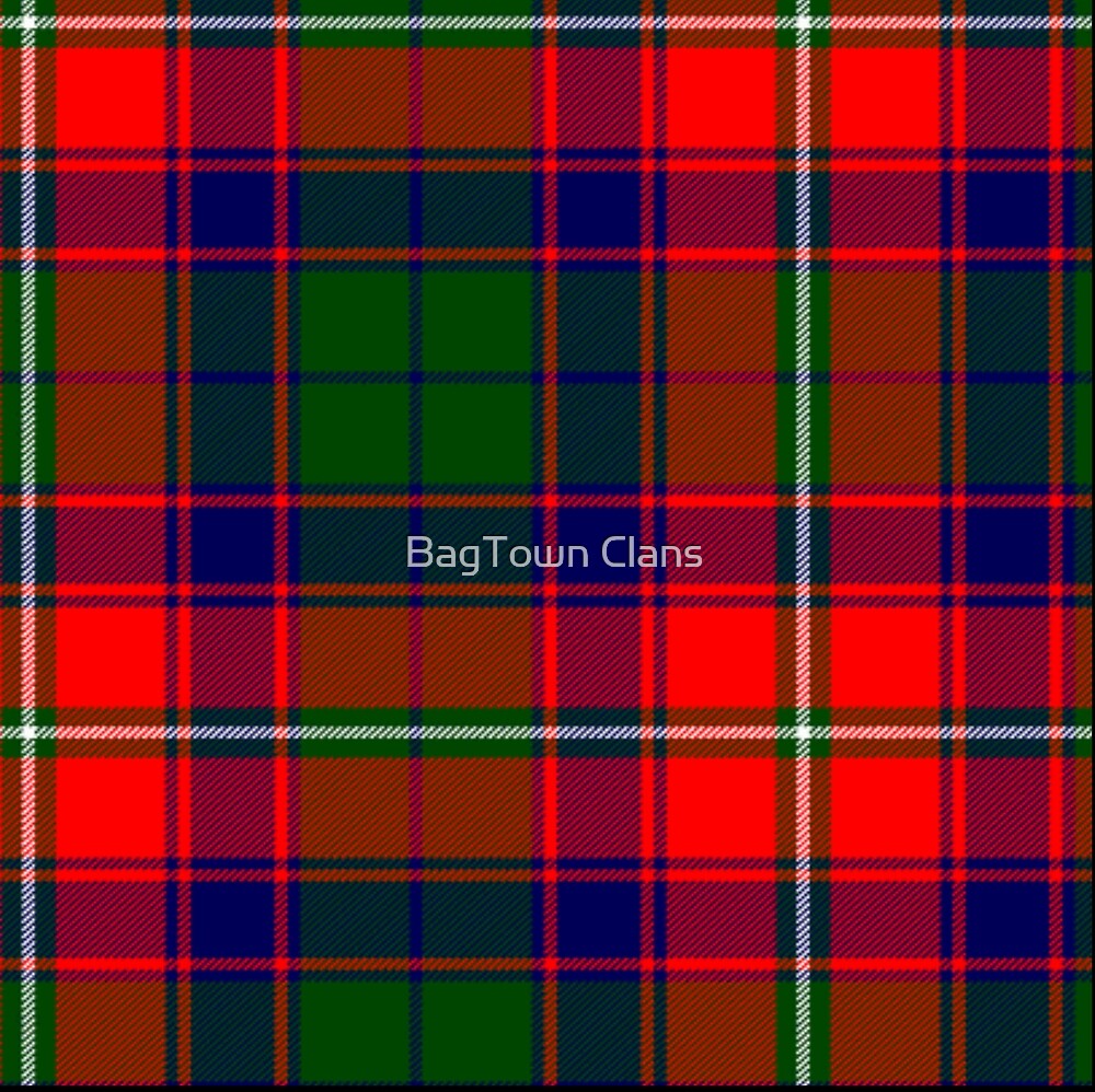 "Clan Riddell Tartan " by BagTown Clans | Redbubble