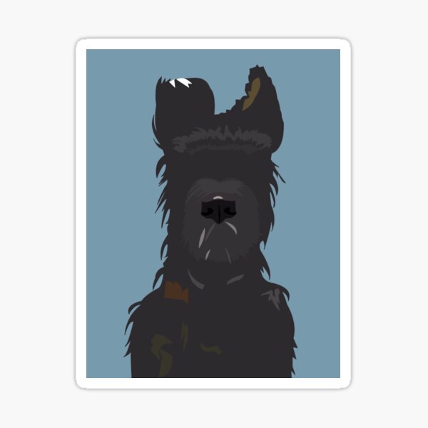 "Chief Isle of Dogs" Sticker by gemtor | Redbubble