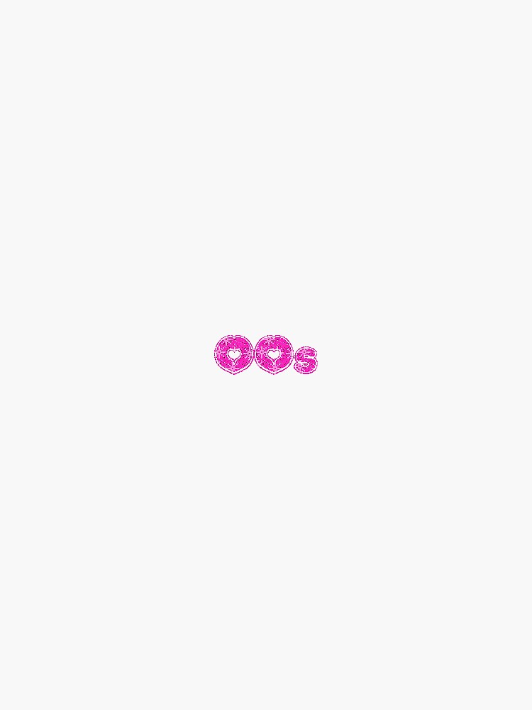 "00's" Sticker for Sale by annielouise16 | Redbubble