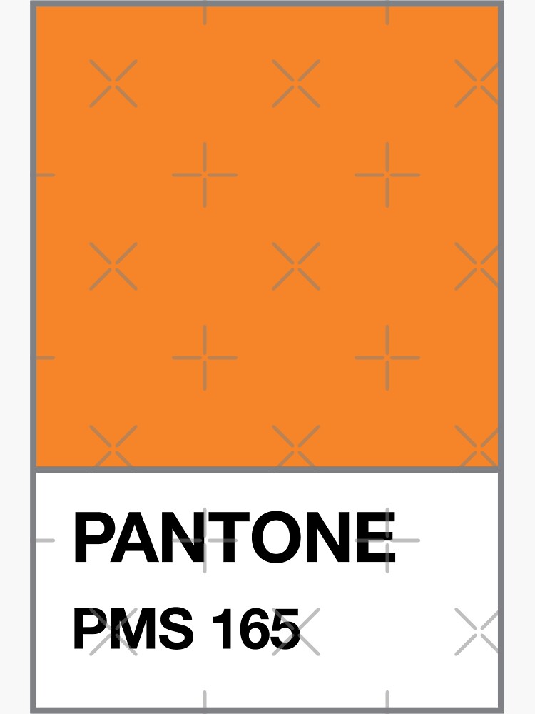 "Pantone Chip - PMS 165" Sticker for Sale by footyjumpers | Redbubble
