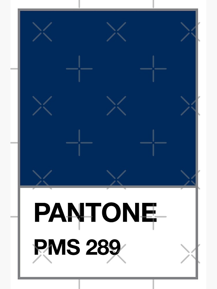 "Pantone Chip - PMS 289" Art Board Print for Sale by footyjumpers ...