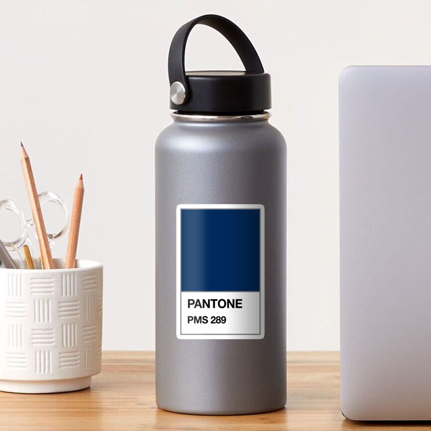 "Pantone Chip - PMS 289" Sticker by footyjumpers | Redbubble