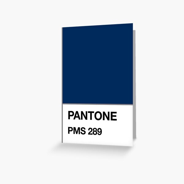 "Pantone Chip - PMS 289" Greeting Card for Sale by footyjumpers | Redbubble