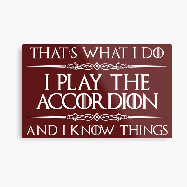 Lámina metálica « Instrumentos de acordeón para adultos y niños en la ...