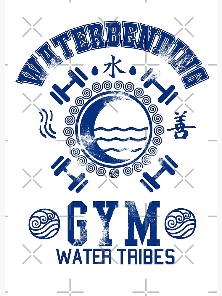 "Waterbending Gym 3" Poster for Sale by silentrebel | Redbubble