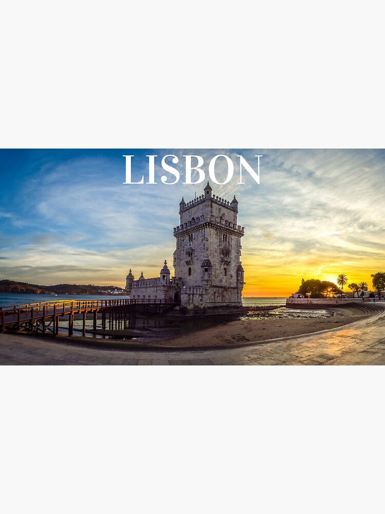 "LISBON" Sticker by lilgrekko | Redbubble