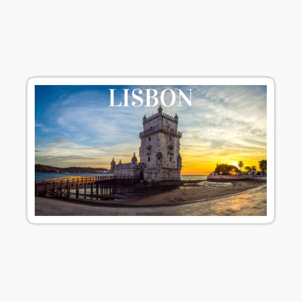 "LISBON" Sticker by lilgrekko | Redbubble