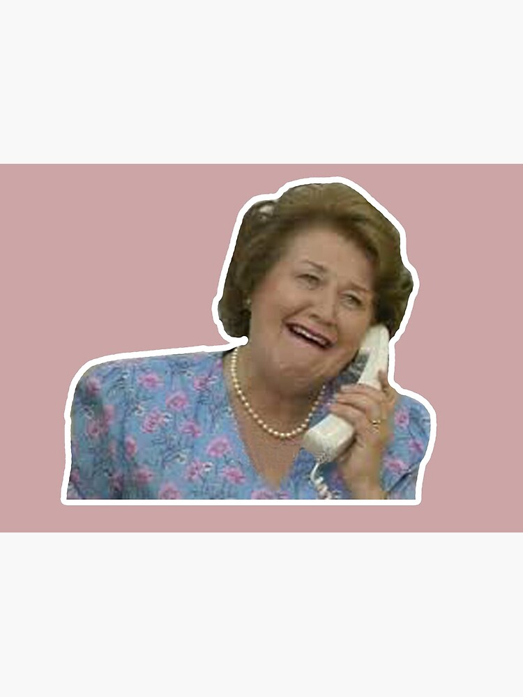 "Hyacinth Bucket on the Phone" Art Print by MakeASceneFilm | Redbubble