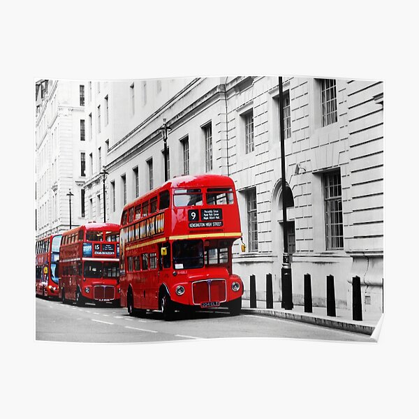 "London Bus " Poster for Sale by VioShock | Redbubble