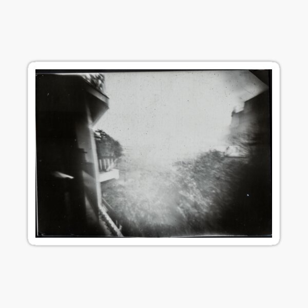 "Pinhole Buildings" Sticker for Sale by Zaami | Redbubble