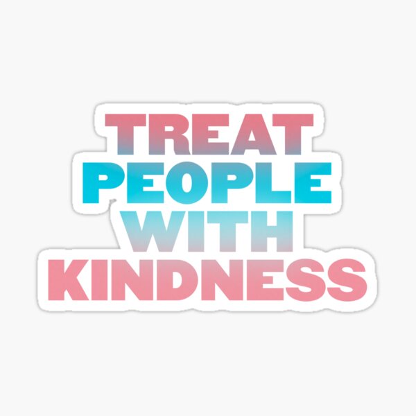 "Treat people with kindness harry styles fine line" Sticker for Sale by ...