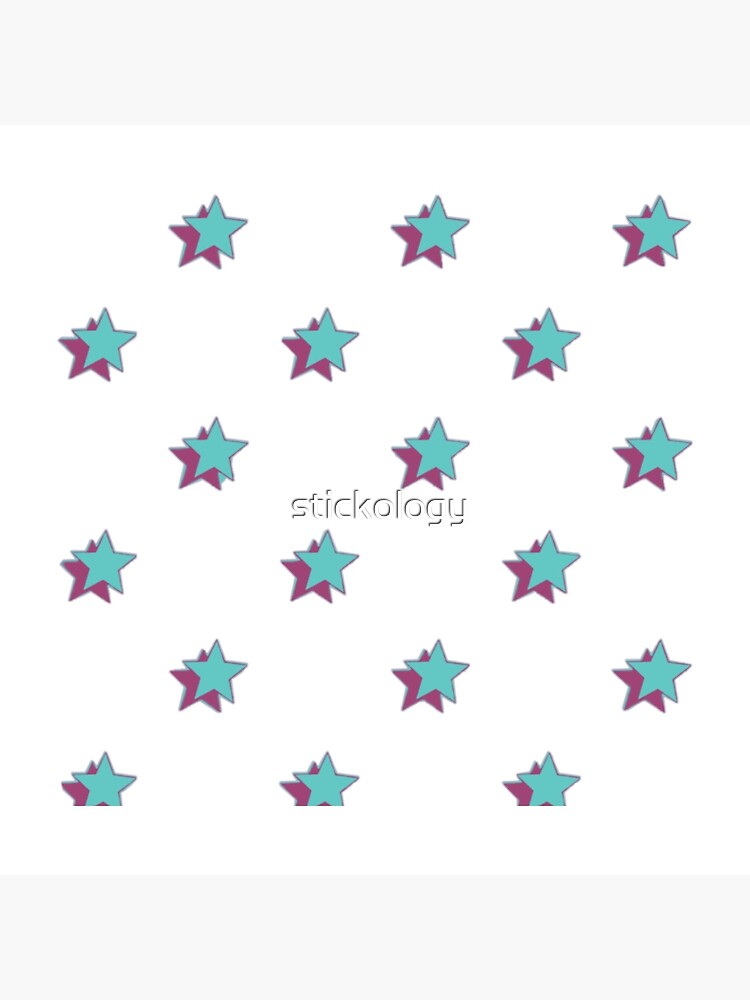 "Blue and Pink Sticker Pack" Art Print for Sale by stickology | Redbubble
