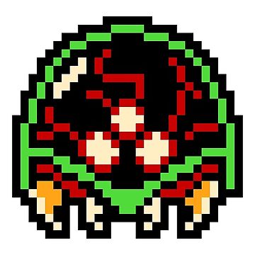"Metroid pixel art " Sticker for Sale by ka798 | Redbubble
