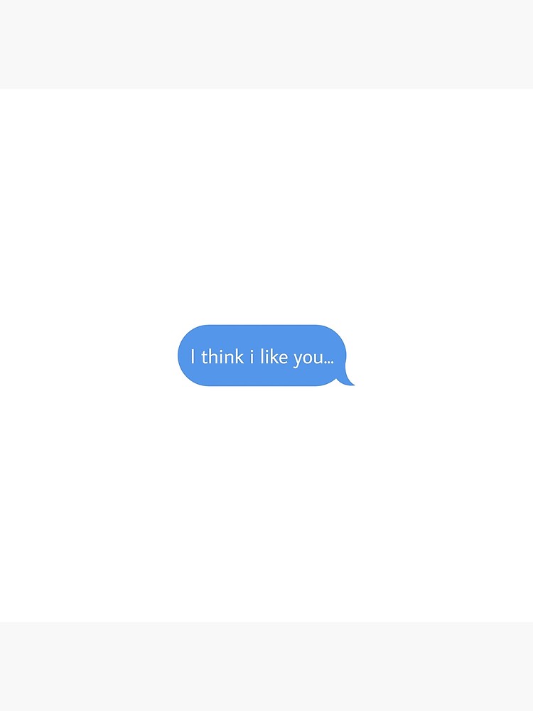 "I think I like you" Poster by Leonor-abg | Redbubble