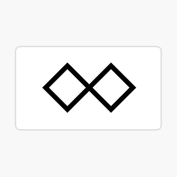 "a proposed abstract infinity logo" Sticker by Sirgrey | Redbubble