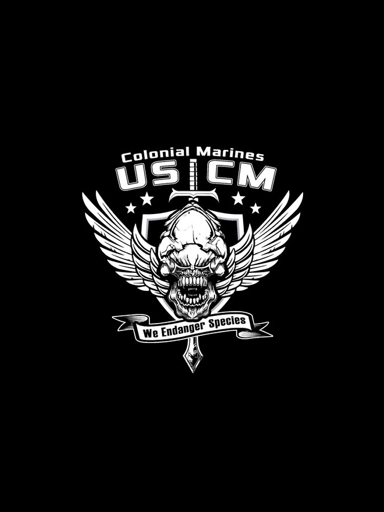 "Colonial Marines Patch (For Dark Shirts)" iPhone Case for Sale by ...