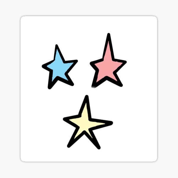Star Sticker Pack Sticker For Sale By Ejcstickers Redbubble