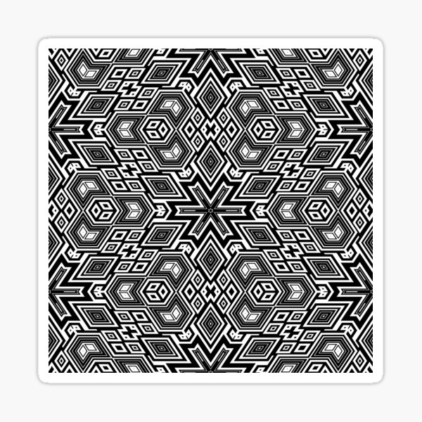 "Escher Floral 2" Sticker for Sale by Sybille-Yates | Redbubble