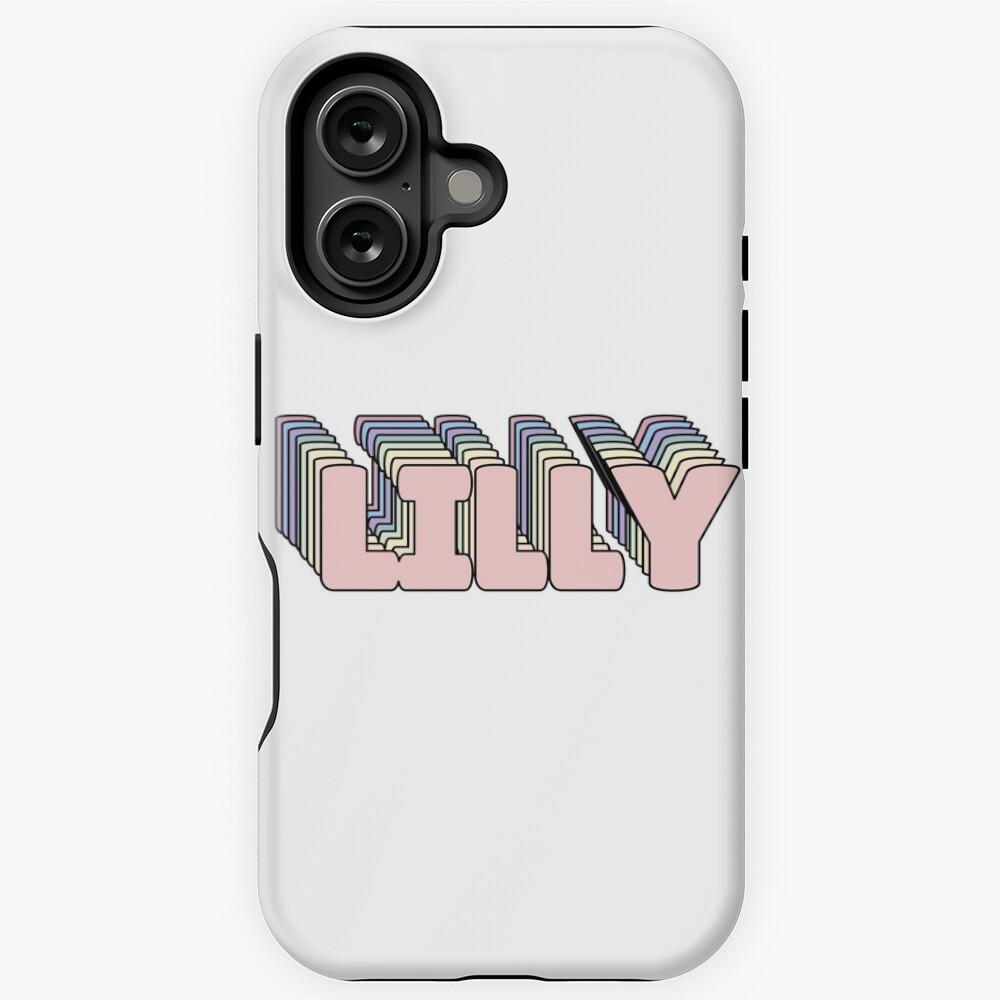 "Lilly Name" Sticker for Sale by ashleymanheim | Redbubble