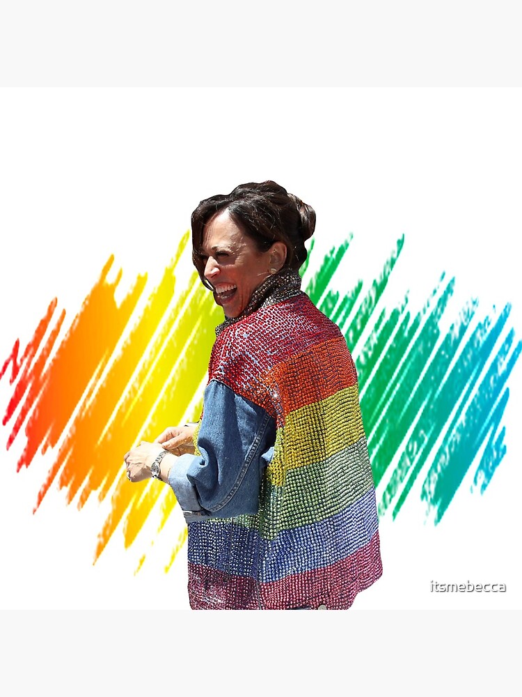 "Kamala Harris "Sequin Pride Jacket"" Acrylic Block for Sale by ...