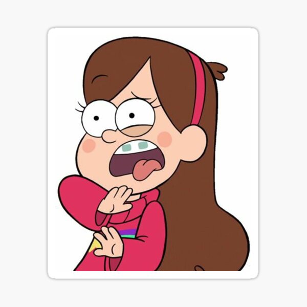"Mabel From Gravity Falls (Disney XD) " Sticker by KnownNowhere | Redbubble