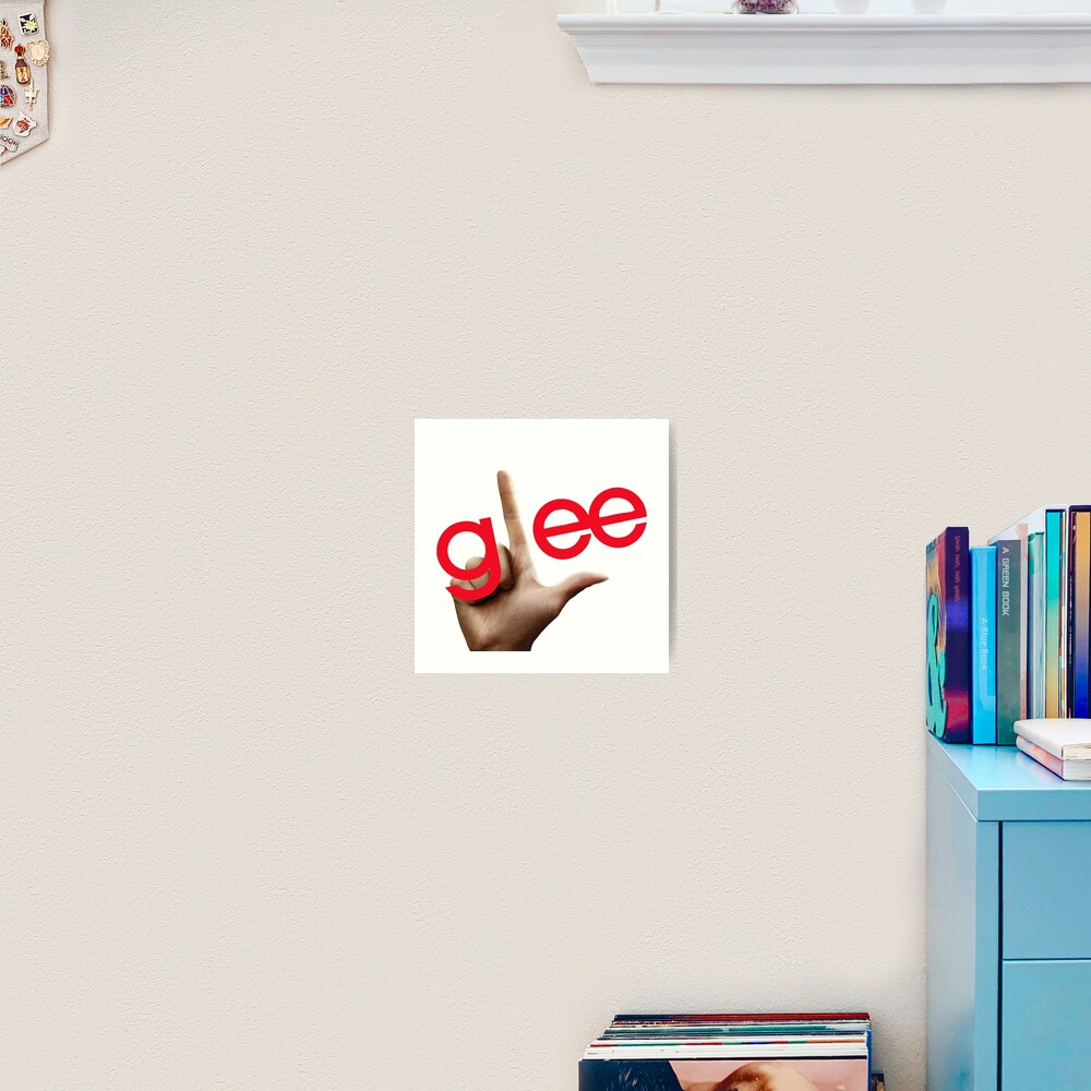 "Glee Logo " Poster for Sale by KnownNowhere | Redbubble