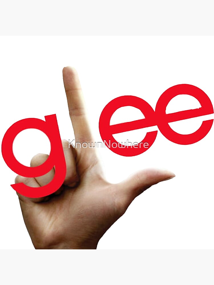 "Glee Logo " Poster by KnownNowhere | Redbubble