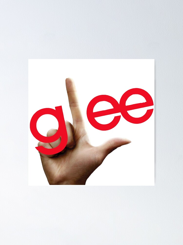 "Glee Logo " Poster by KnownNowhere | Redbubble