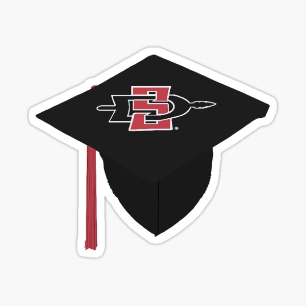 "SDSU Graduation Cap" Sticker for Sale by Kristenmgrant | Redbubble
