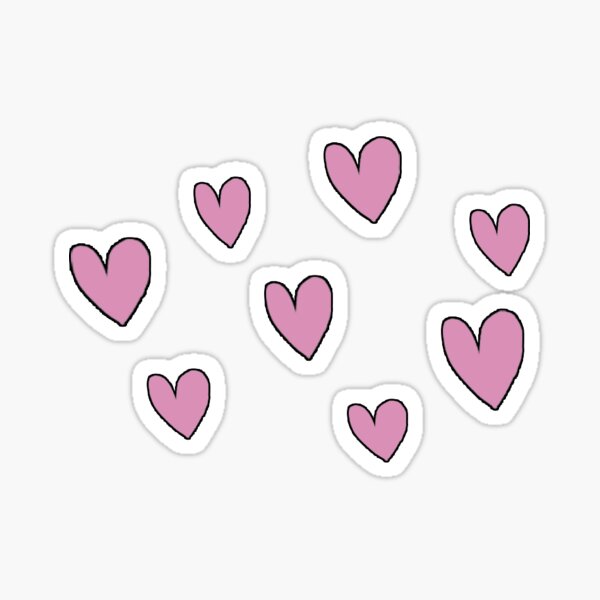 "heart sticker pack" Sticker for Sale by sb324 | Redbubble