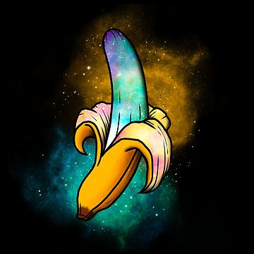 "Banana Galaxy" Art Board Print for Sale by CrimsonSkye | Redbubble