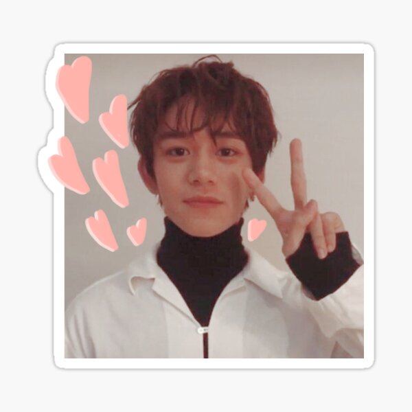"NCT Lucas cute hearts" Sticker for Sale by mdevnanda | Redbubble