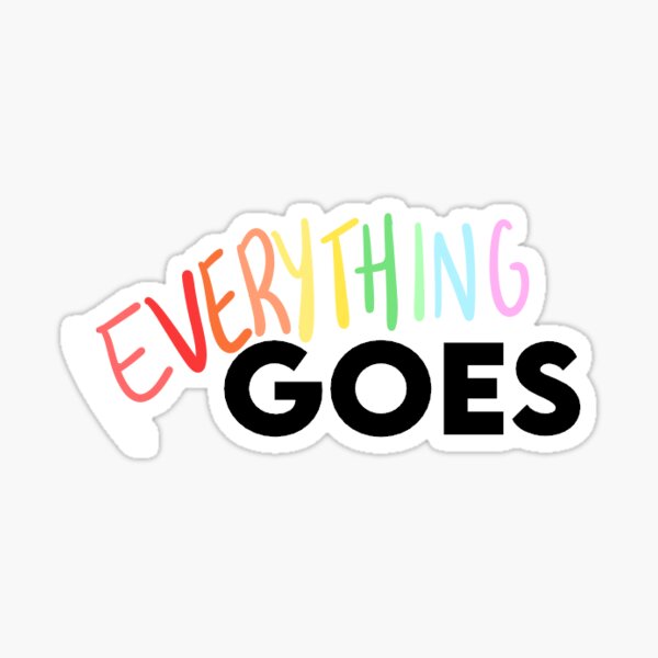 "RM mono everythingoes" Sticker for Sale by mapofthemind | Redbubble